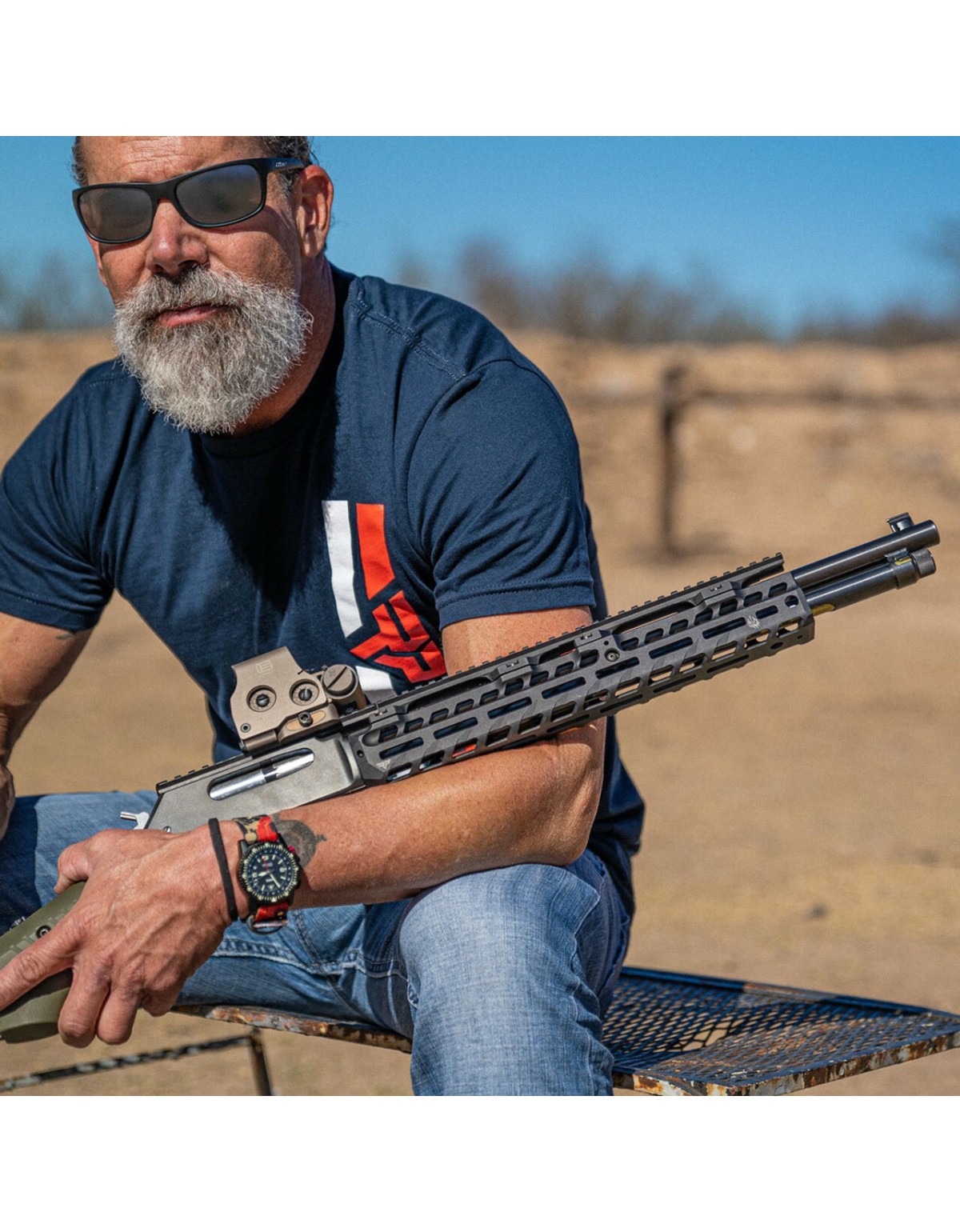 Carabine Rossi Triple Black Ranger Point "Chris Costa" 44 mag